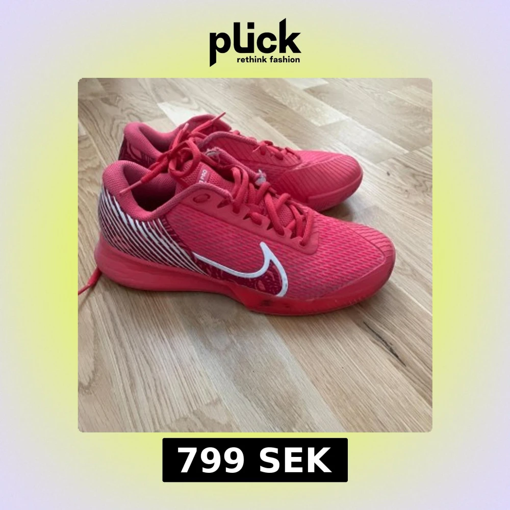 Rosa Nike Vaporpro Tennis Skor