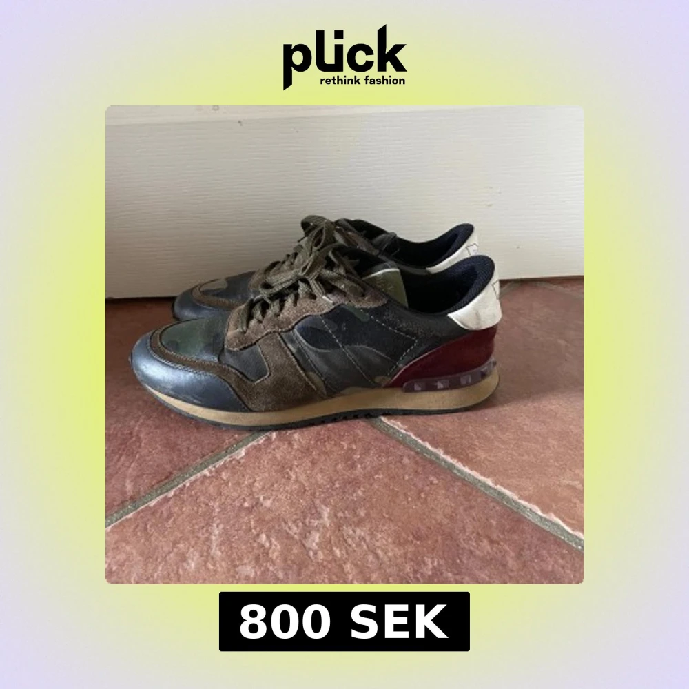 Gröna Valentino Rockrunner | Skor