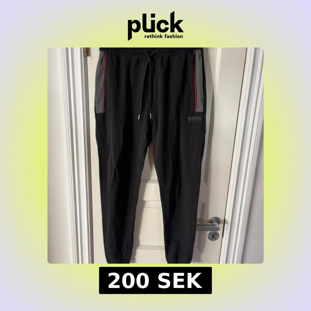 Svarta Mjukisbyxor Från Boss | Jeans & Byxor