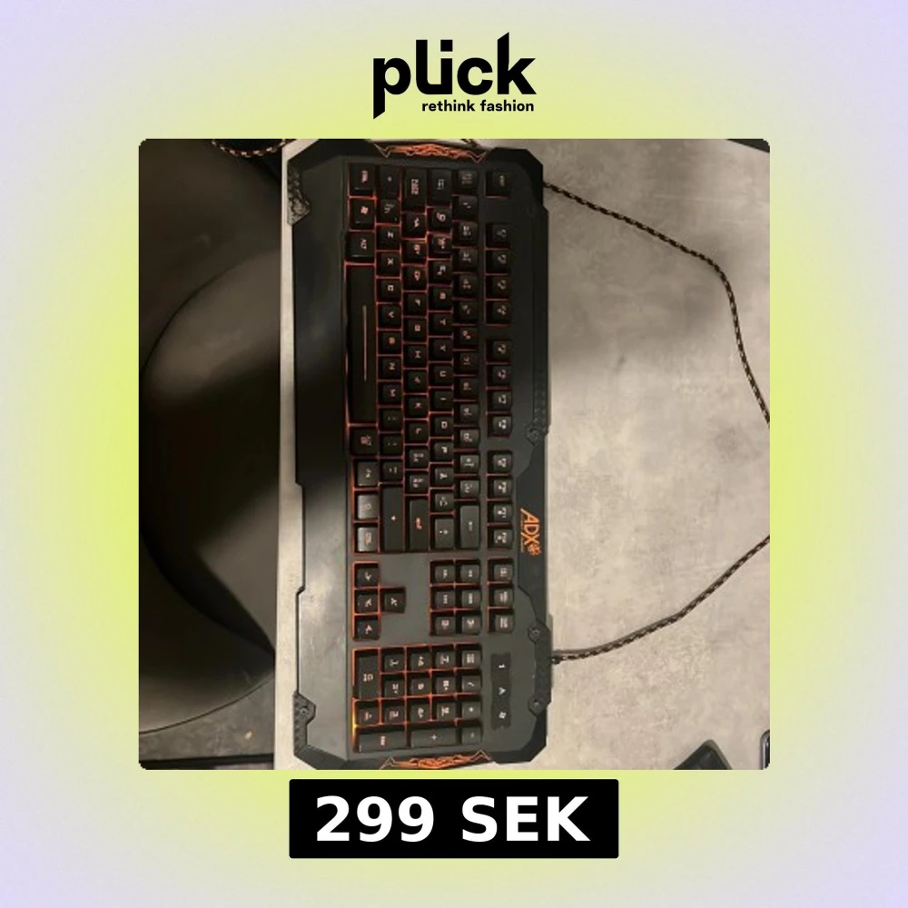 Svart Adx Ultimate Gaming Keyboard