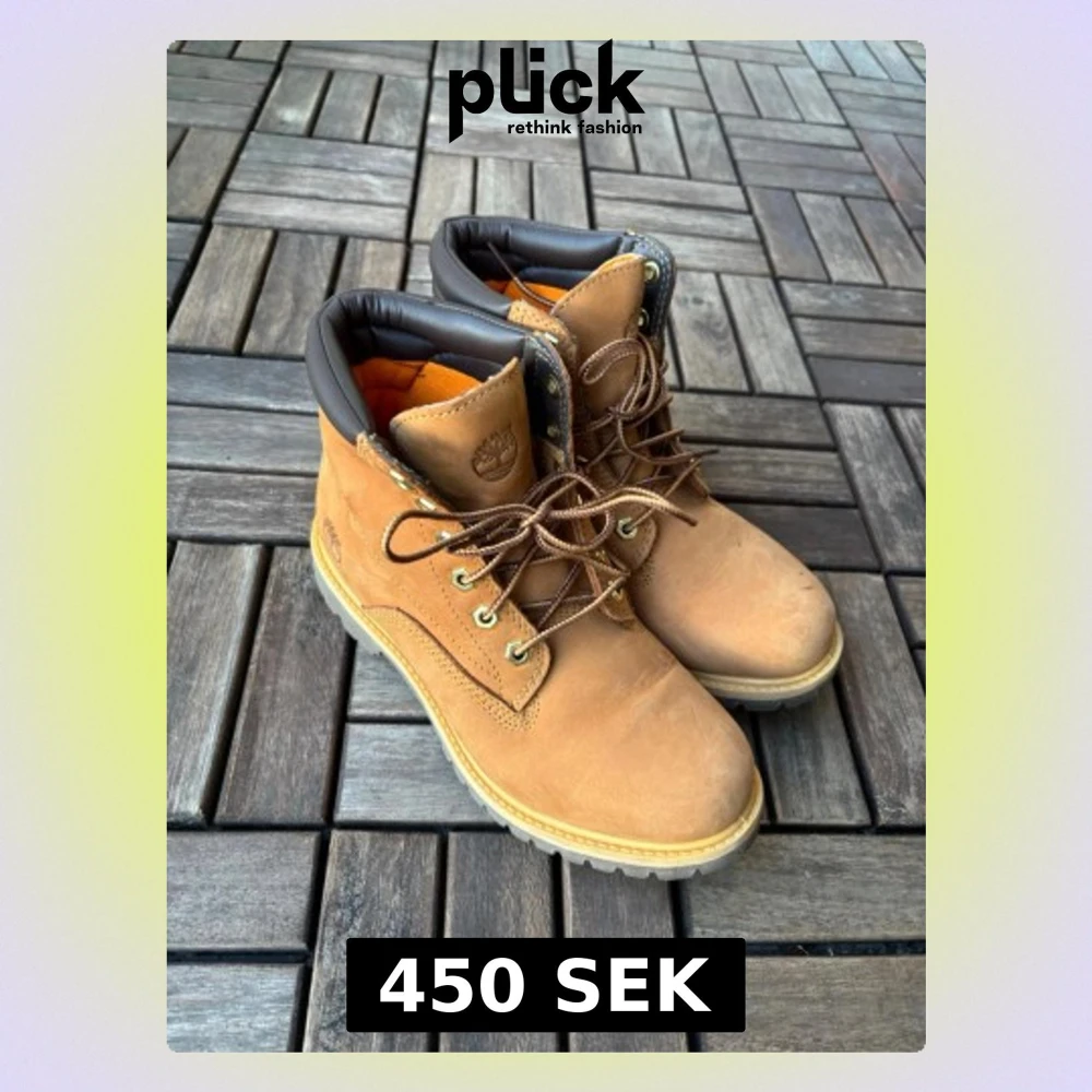 Beigea Timberland Boots | Skor