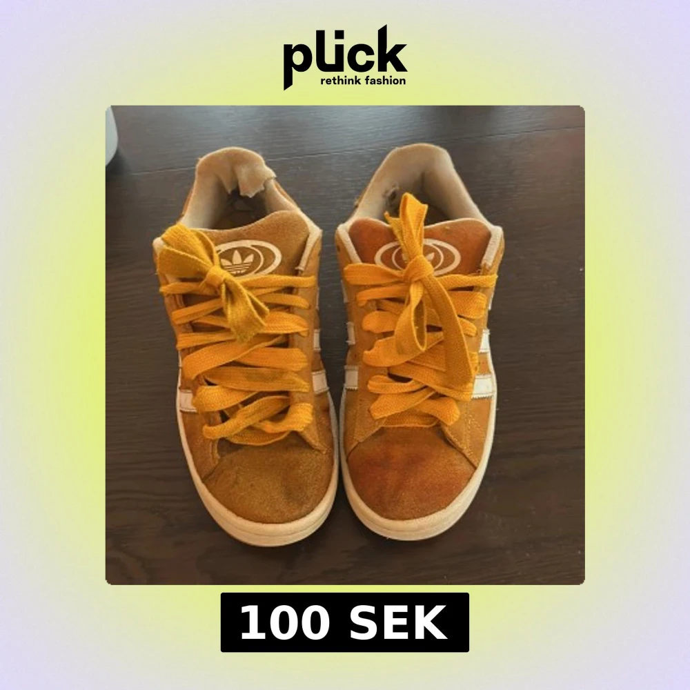 Gula Adidas Campus Sneakers I Mocka