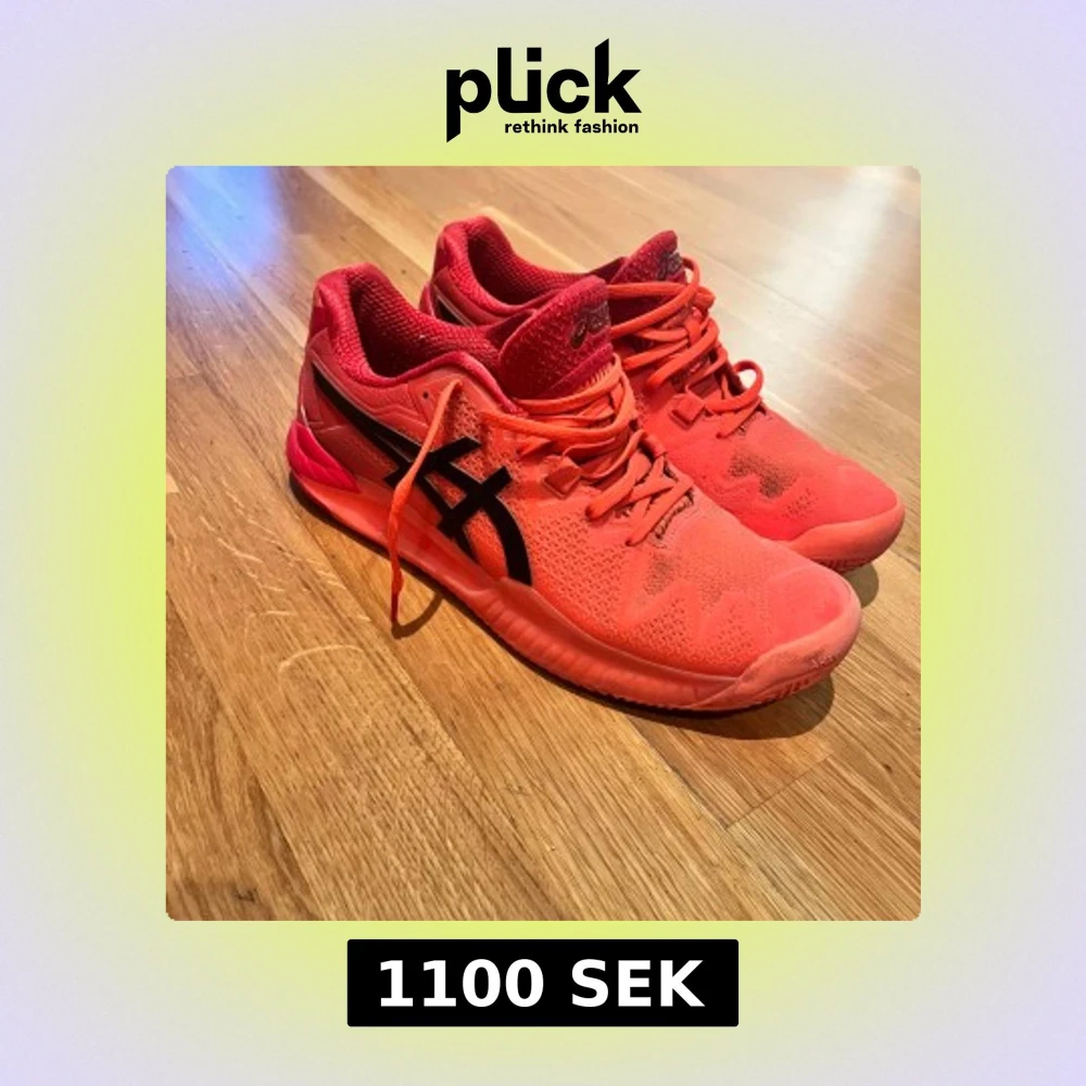 Röda Asics Tennis Skor | Skor