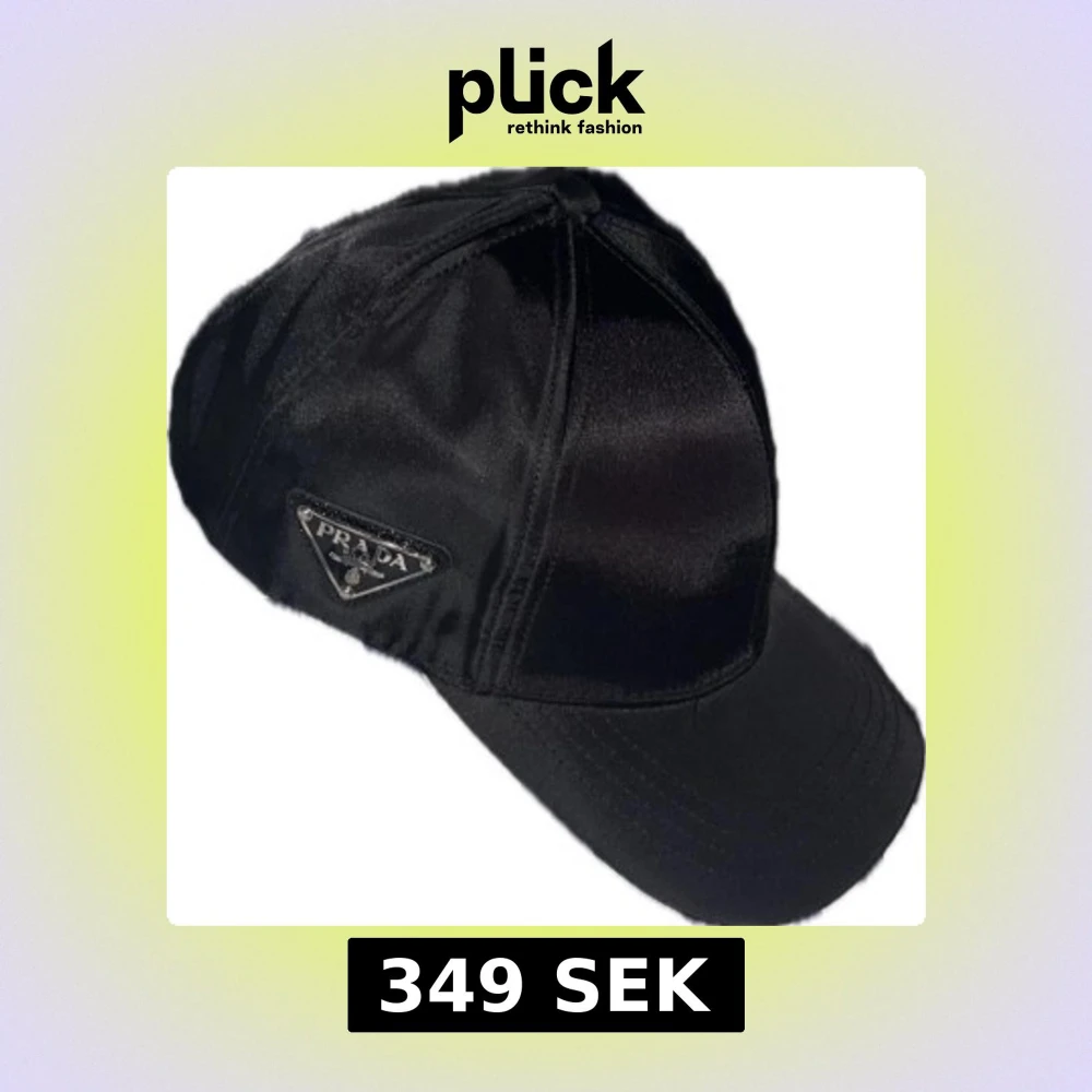 Svart Keps Från Prada I Nylon | Accessoarer