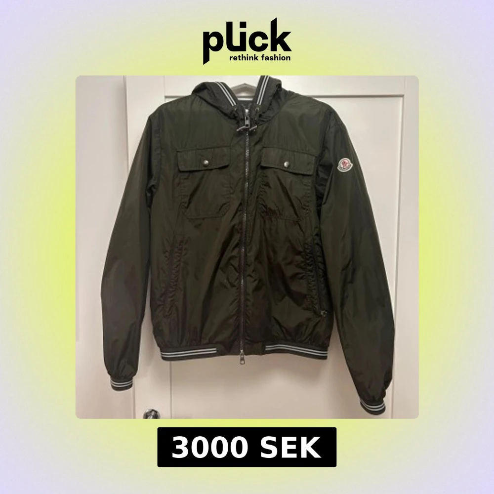 Mörkgrön Moncler Vindjacka | Jackor