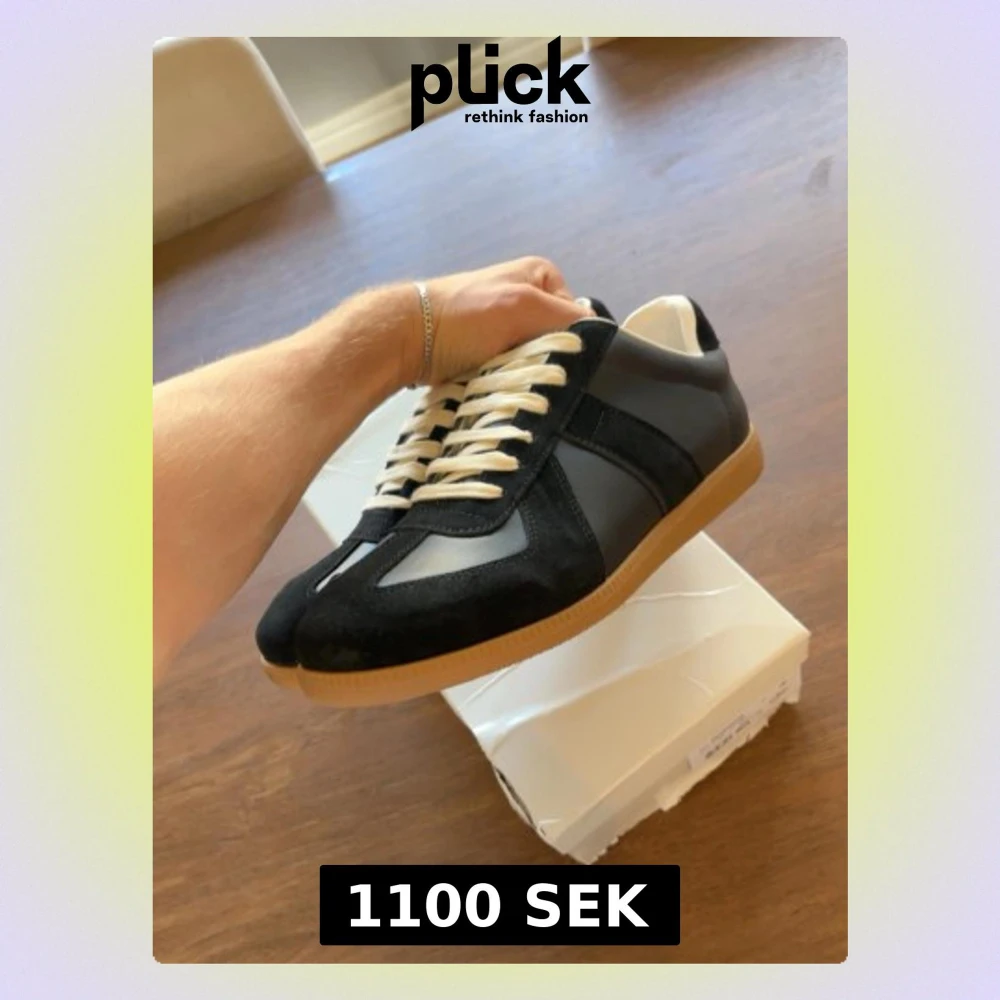 Svart Maison Margiela Gats | Sneakers