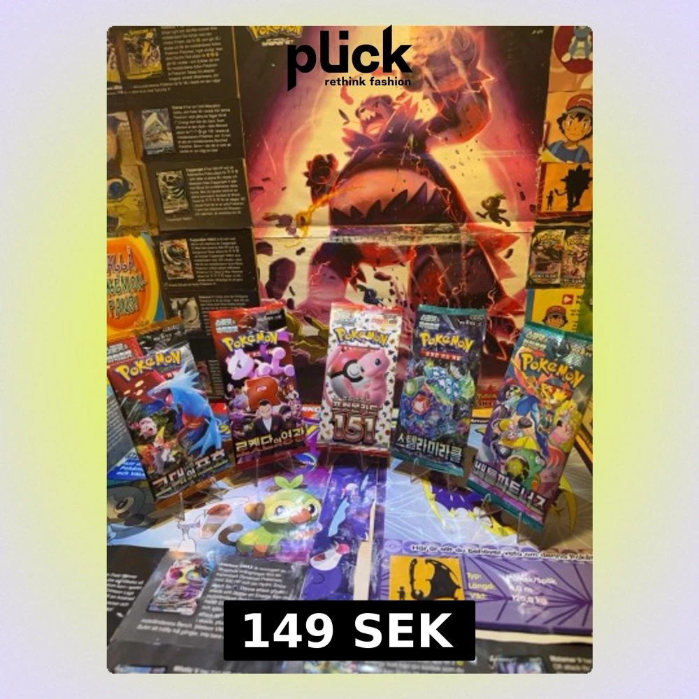 Pokémon 5 Koreanska Booster Packs 151, Team Rocket, Stella
