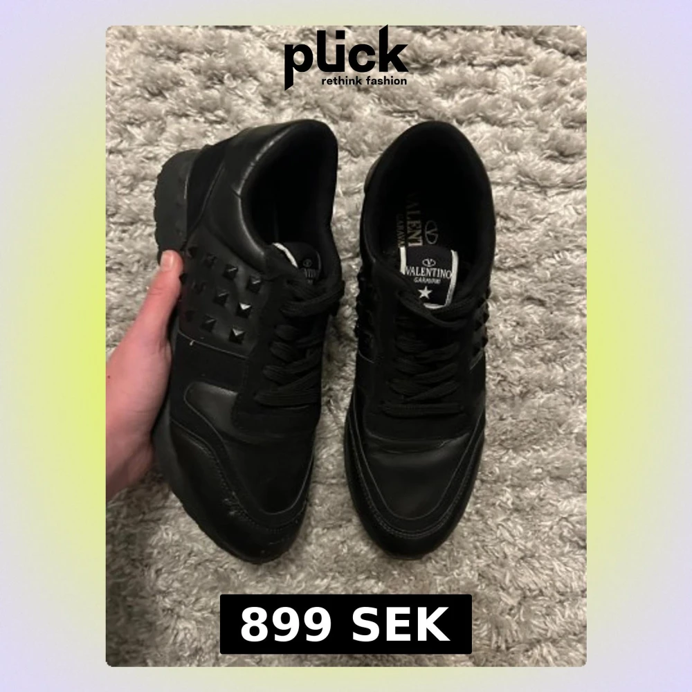 Svarta Valentino Rockrunner | Skor