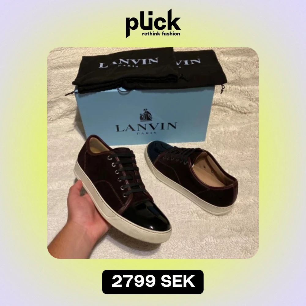 Vinröda Lanvin Skor | Skor