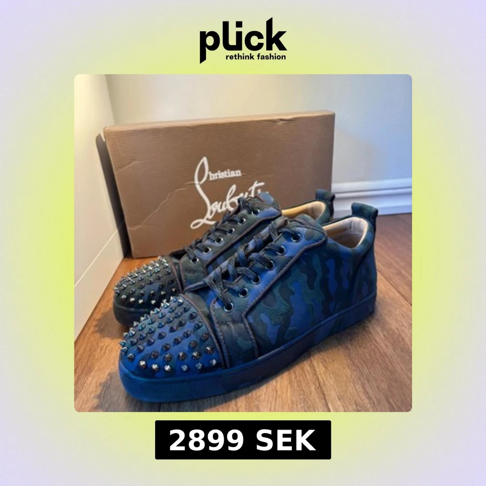 Gröna Camo Loubs | Skor