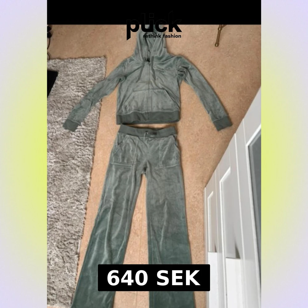 Juicy Couture Gröna Mjukisbyxor