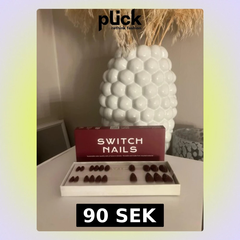 Vinröd Switch Nails Press On Naglar