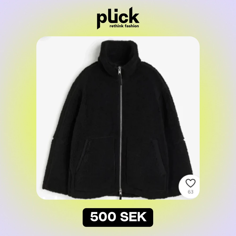 Svart Teddy Jacka H&M | Jackor