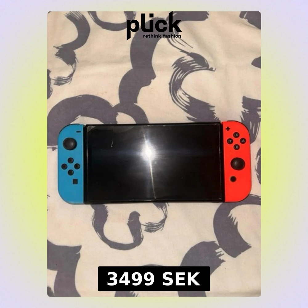 Röd Nintendo Switch Neon Red/Blue Oled