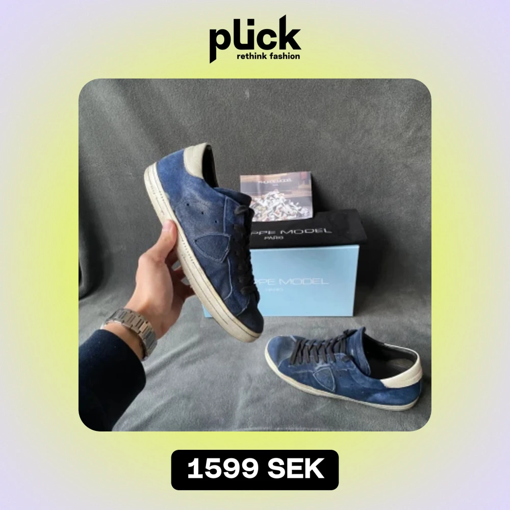 Marinblåa Philippe Model Skor | 41