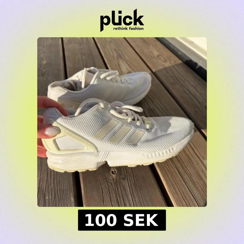 Vita Adidas Originals Flux | Skor