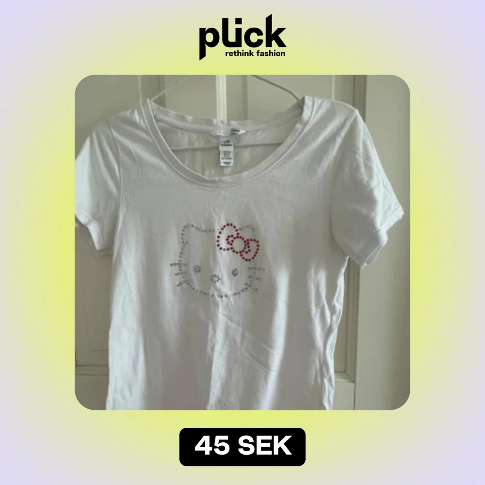 Rosa Fin Hello Kitty T Shirt | H&M