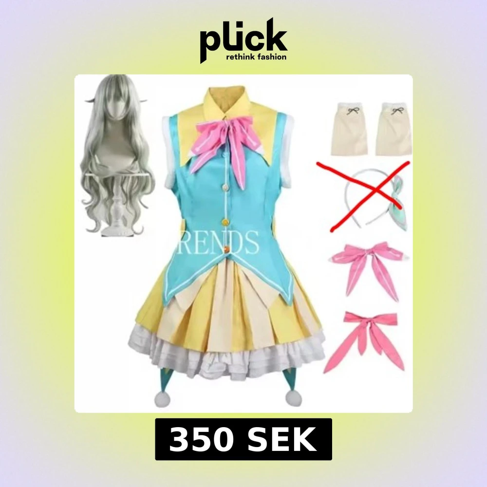 Flerfärgad Nene Project Sekai Pjsk Cosplay