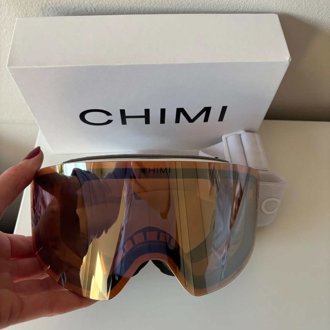 Beige Chimi Skidglasögon | övrigt