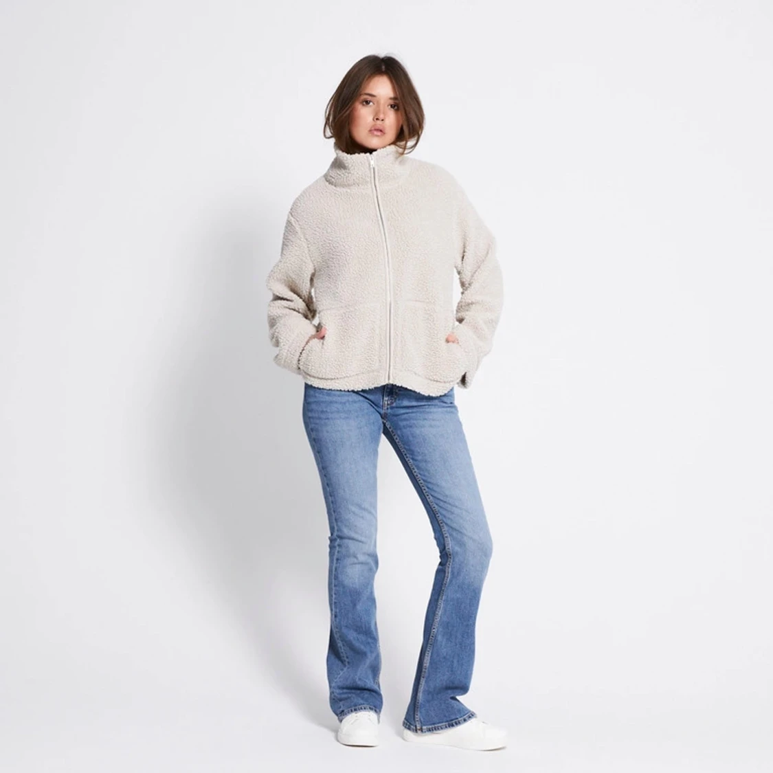 Beige Teddy Jacka | Lager 157 | Jackor
