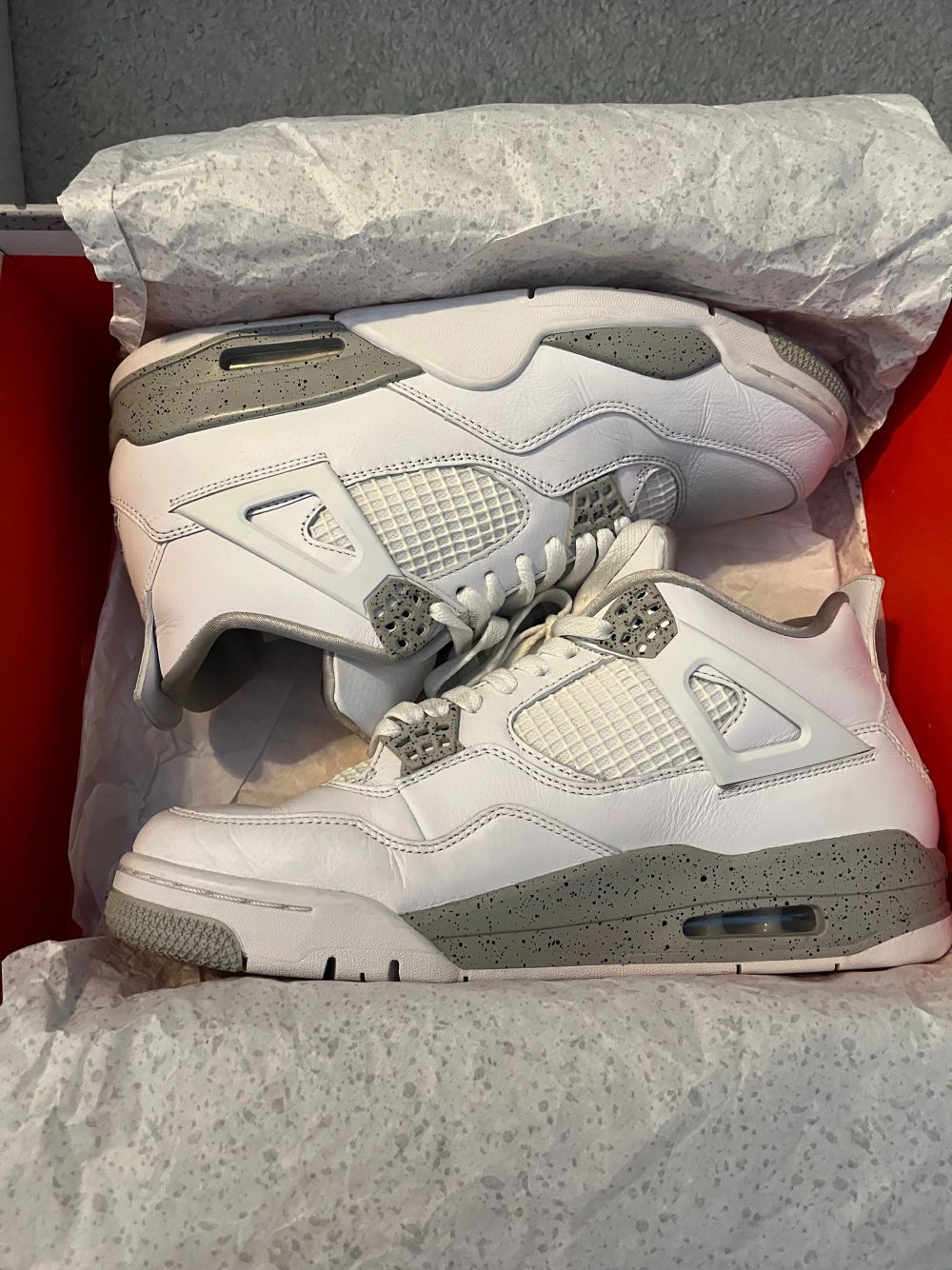 Vit Jordan 4 oreo - Jordans | Plick Second Hand