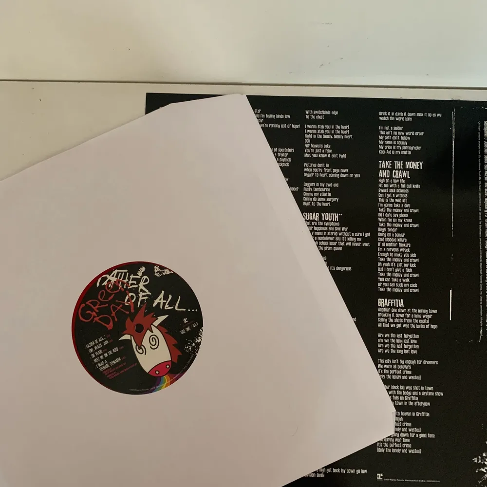 Limited Edition Green Day Lp Skiva