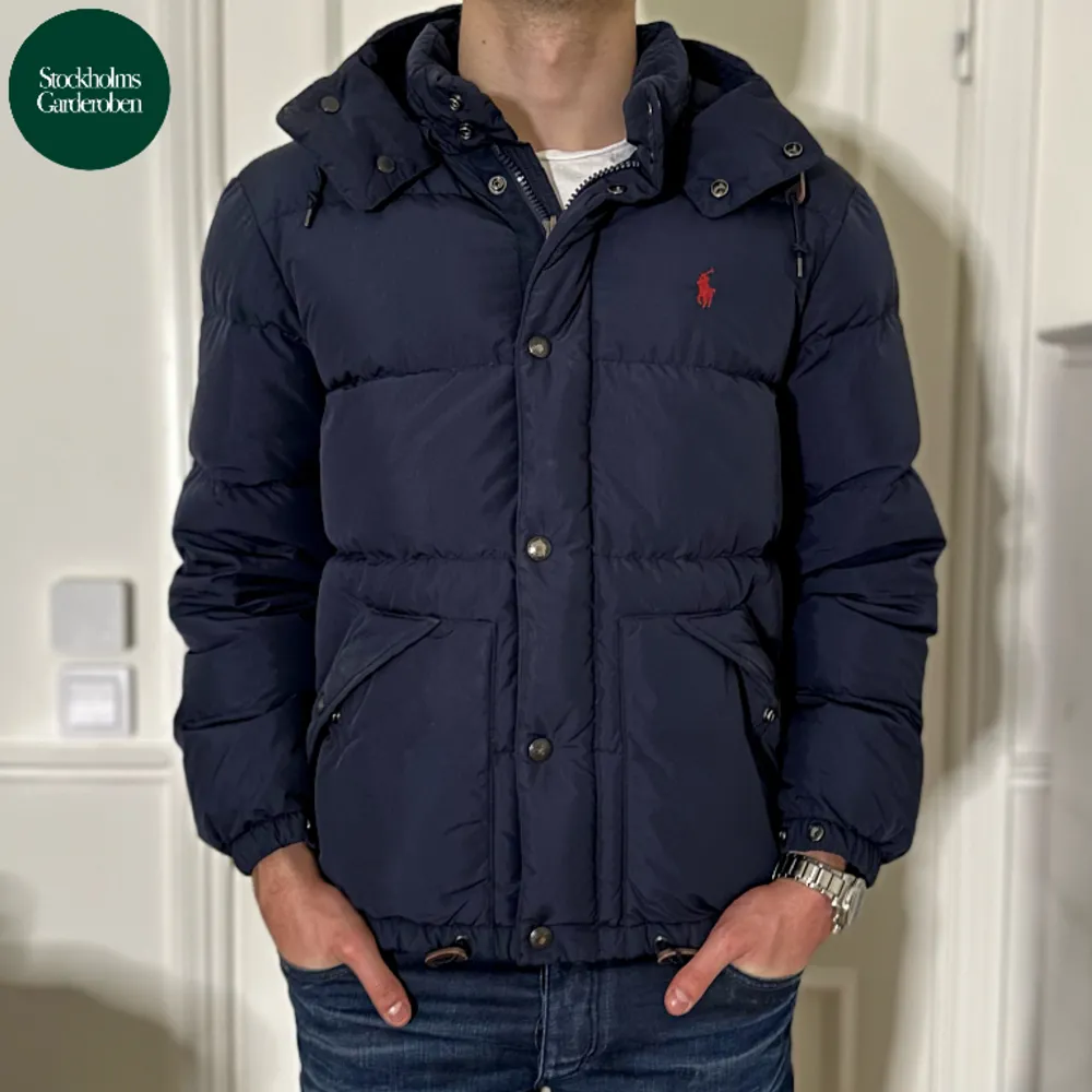 Marinblå Pufferjacket Polo Ralph Lauren