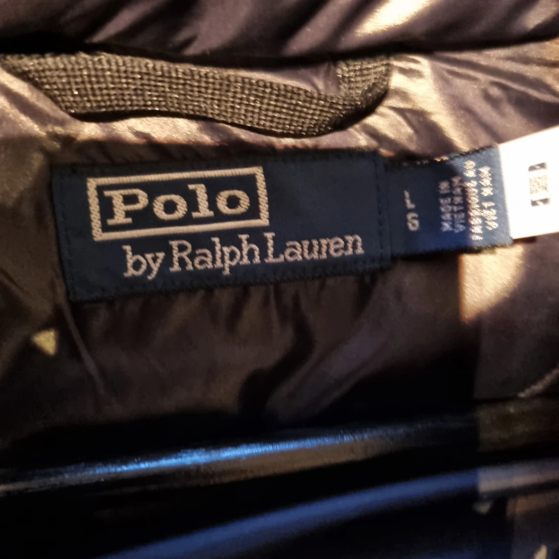 Marinblå Ralph Lauren Vinter Jacka