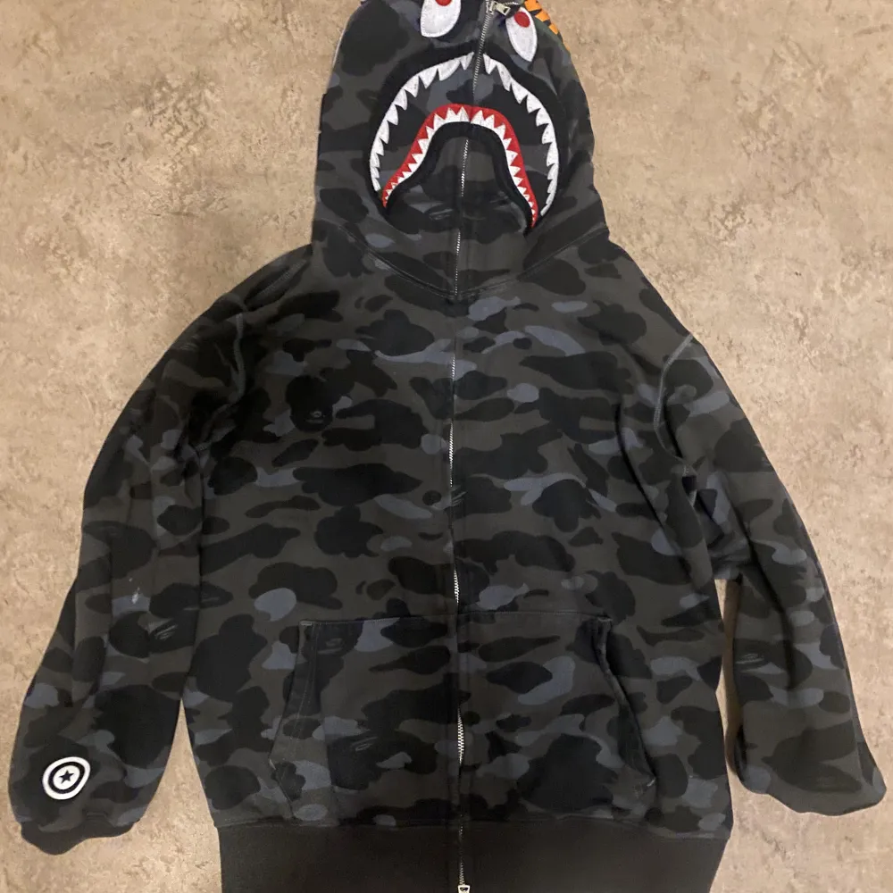 Svart Bape Zip | Huvtröjor & Träningströjor