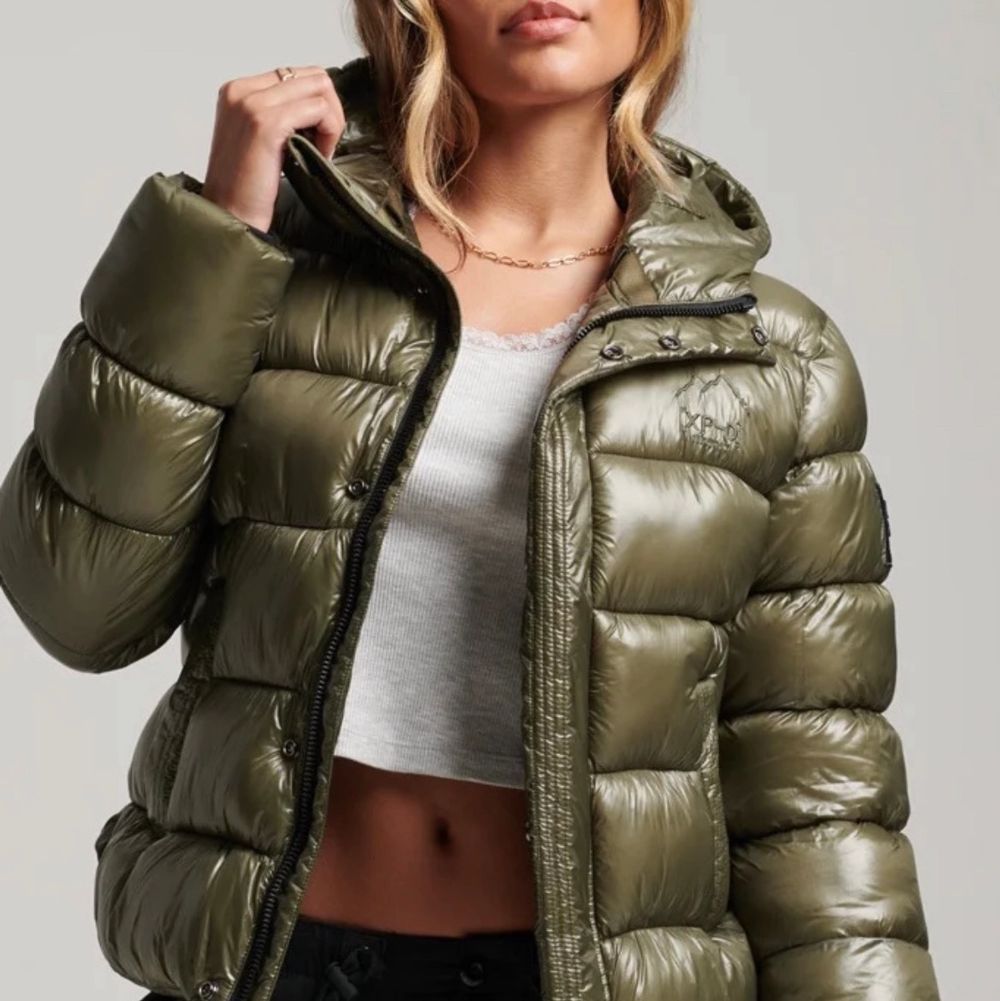 Grön Dunjacka superdry - Jackor | Plick Second Hand