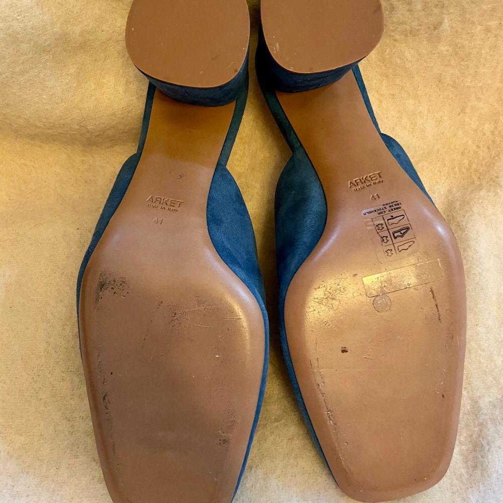 Blå Arket mules, storlek 41 | Plick Second Hand