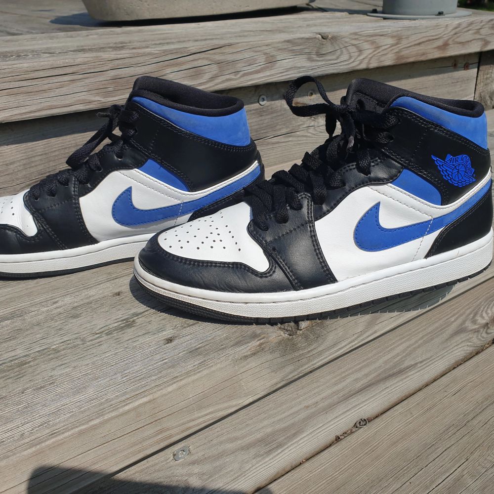 Blå Jordan 1 blue white | Plick Second Hand