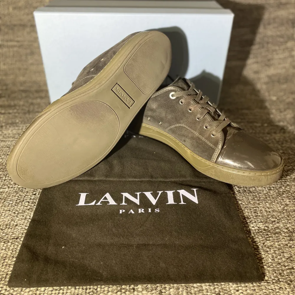 Olivfärgade Lanvin | Skor
