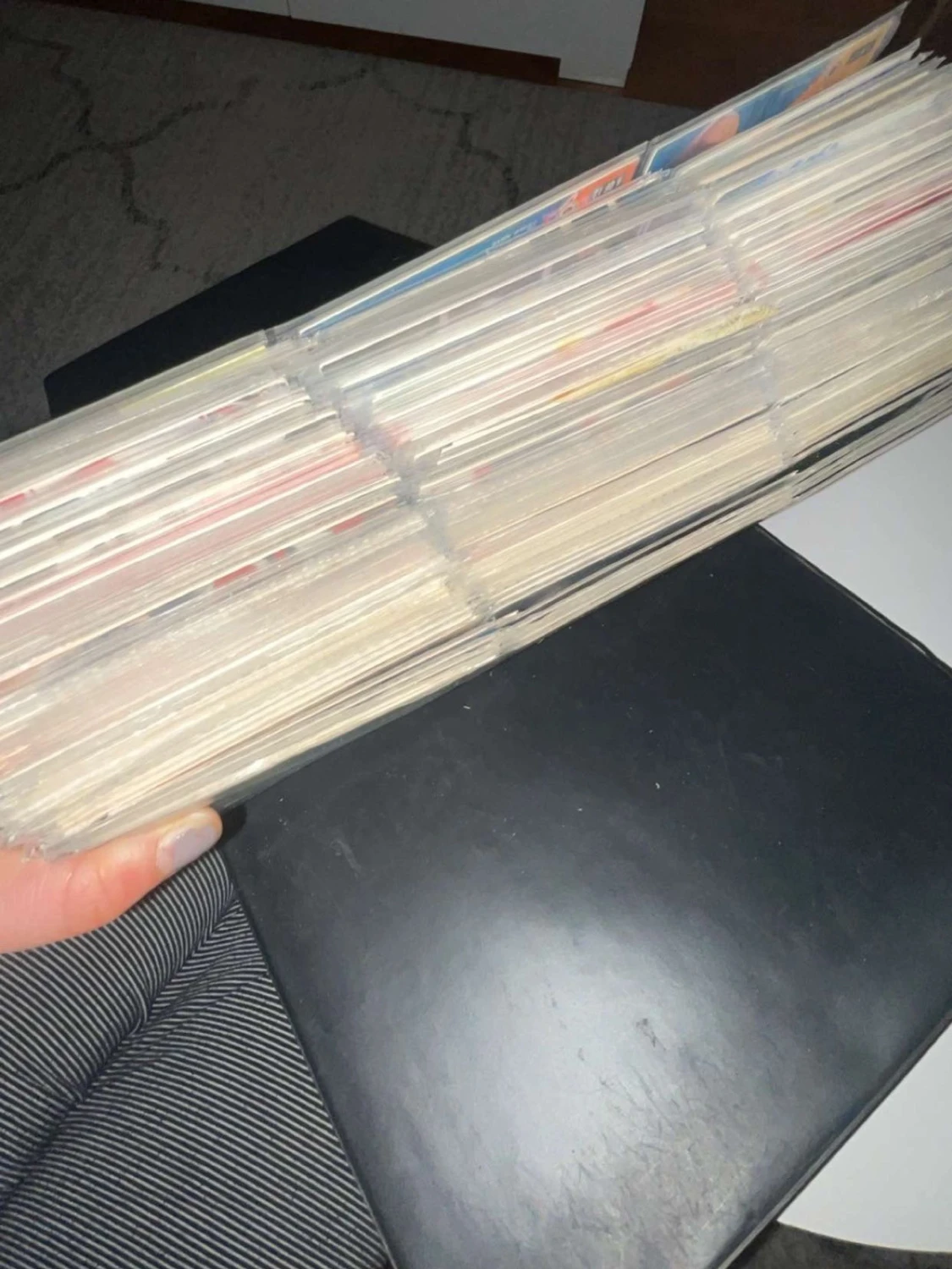 Flerfärgad Gamla Hockey Kort | övrigt