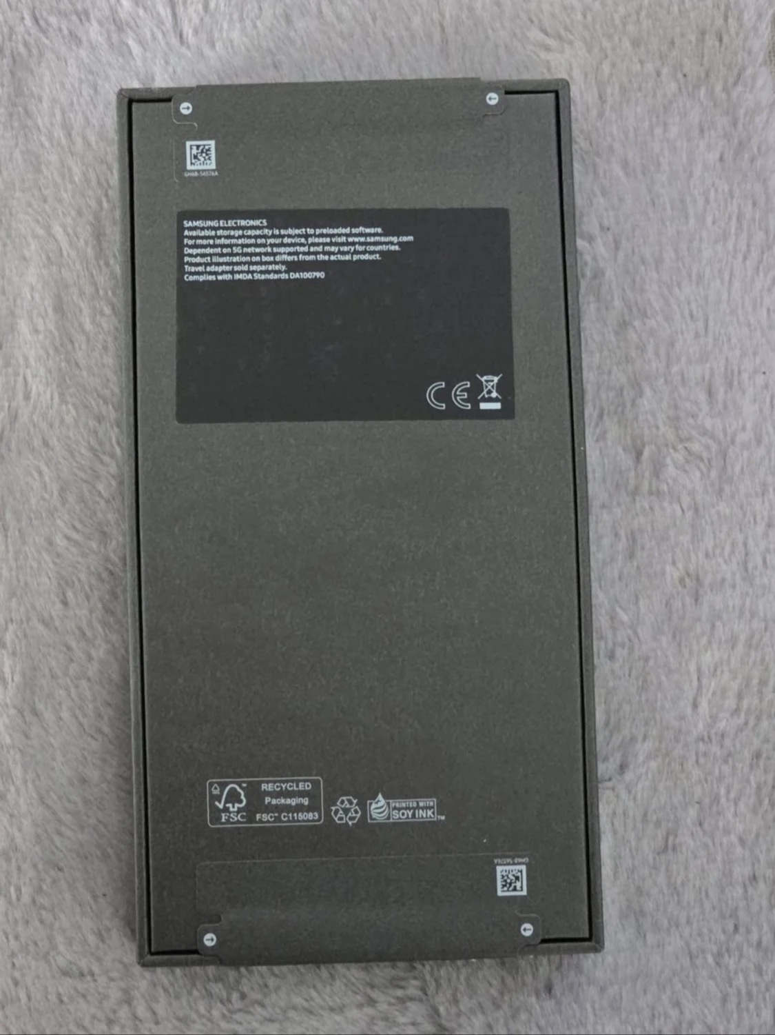 Svart Samsung S25 Ultra Oöppnad