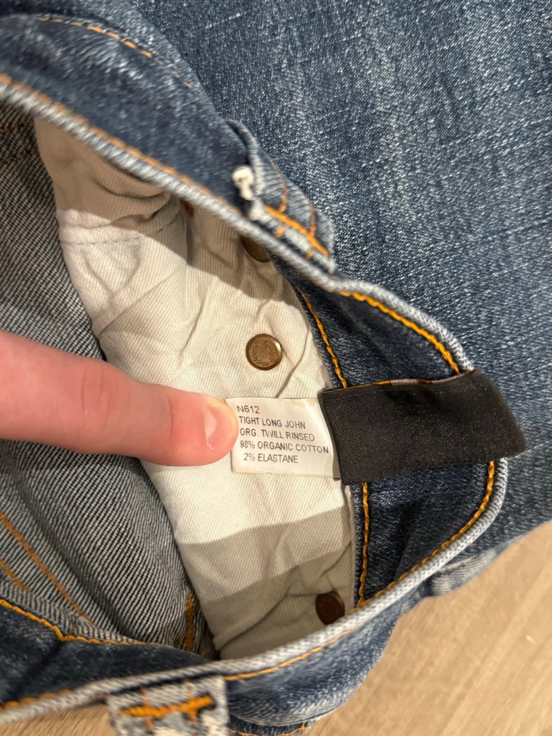 Blå Nudie Jeans Tight Long John Jeans W29 L32