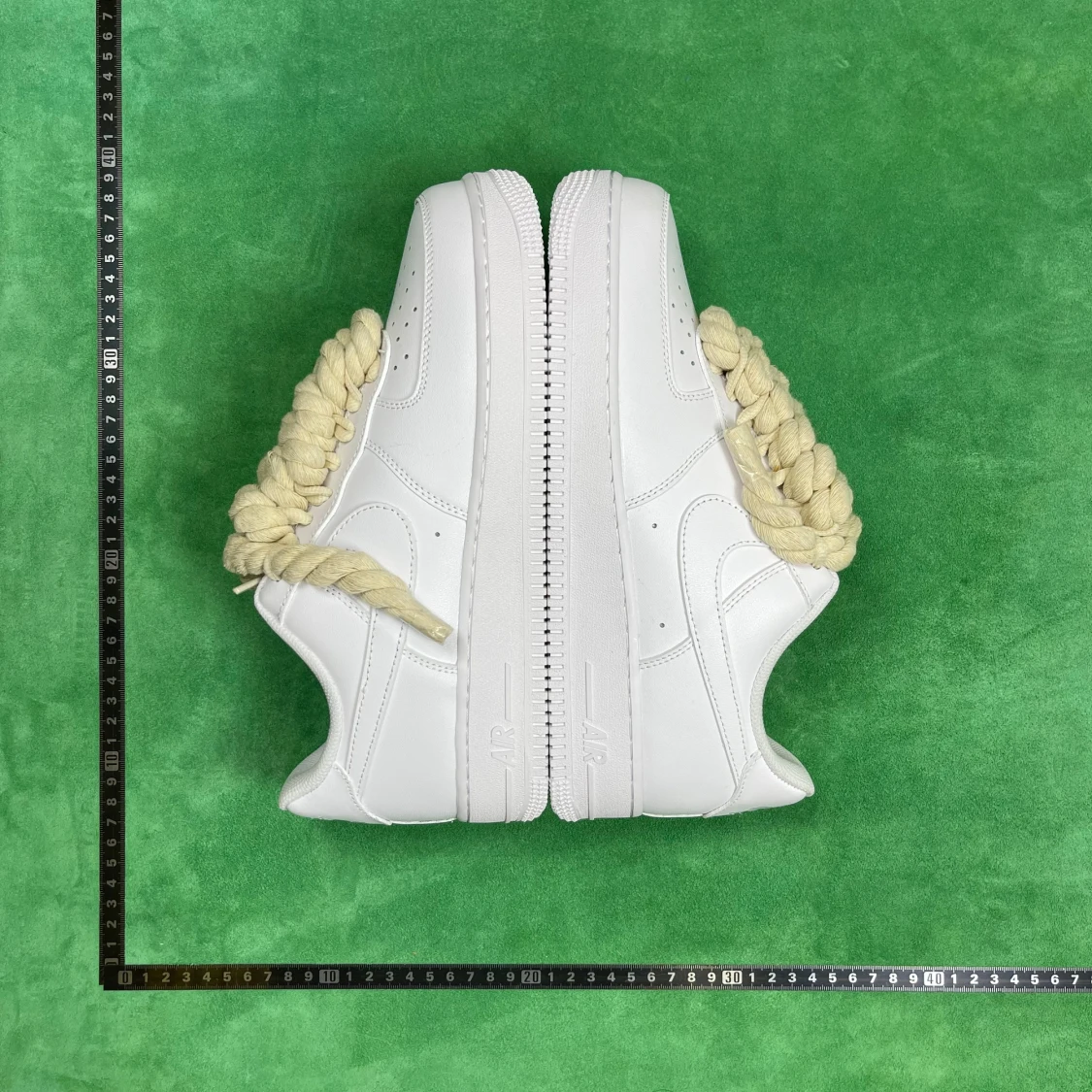 Vita Nike Air Force 1 Med Chunky Snören