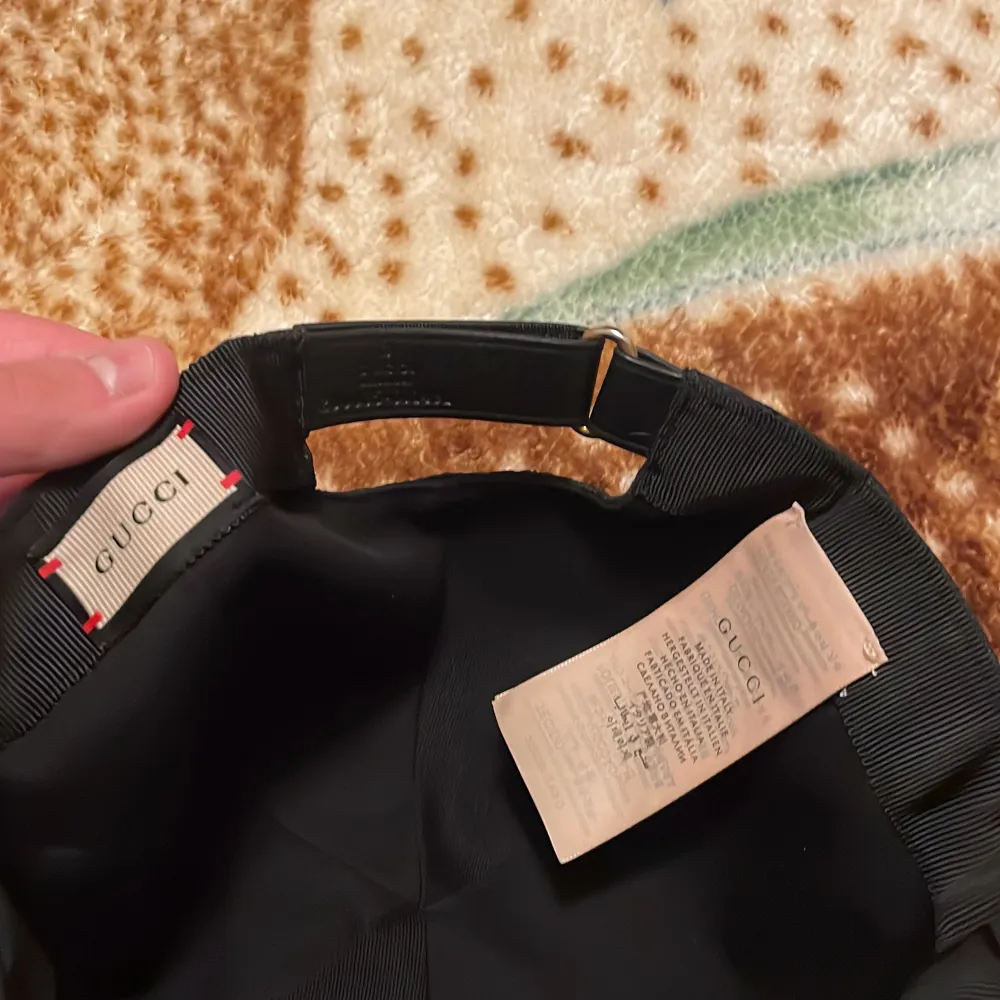 Svart Gucci Keps | Accessoarer
