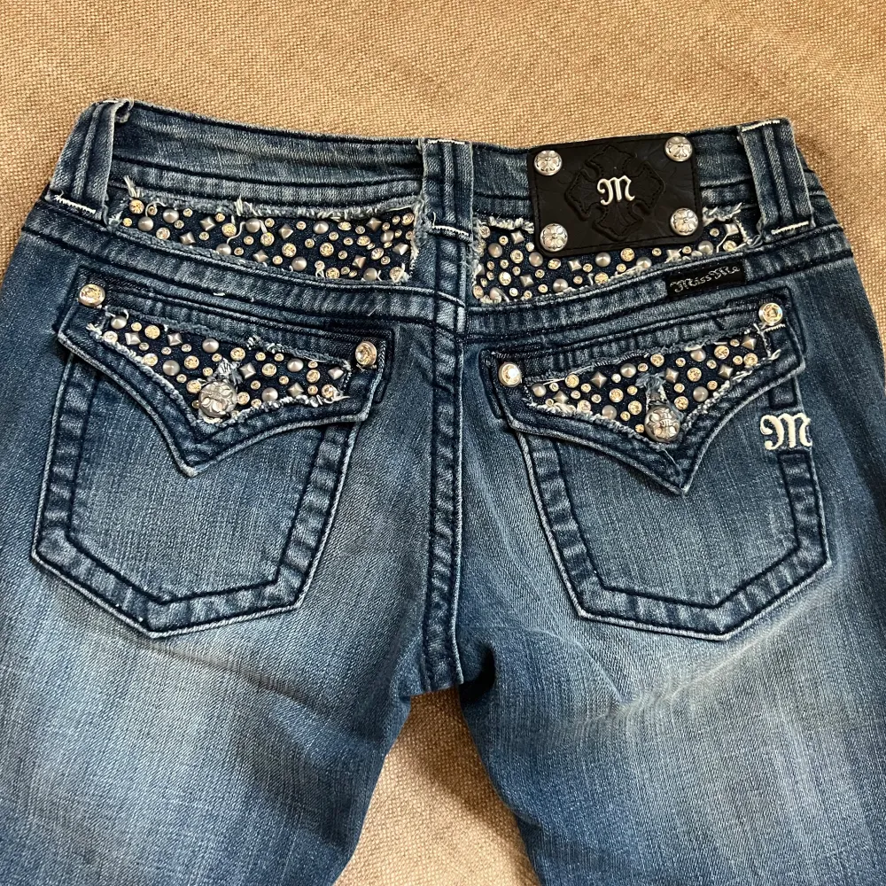 Blå Miss Me Jeans | Jeans & Byxor