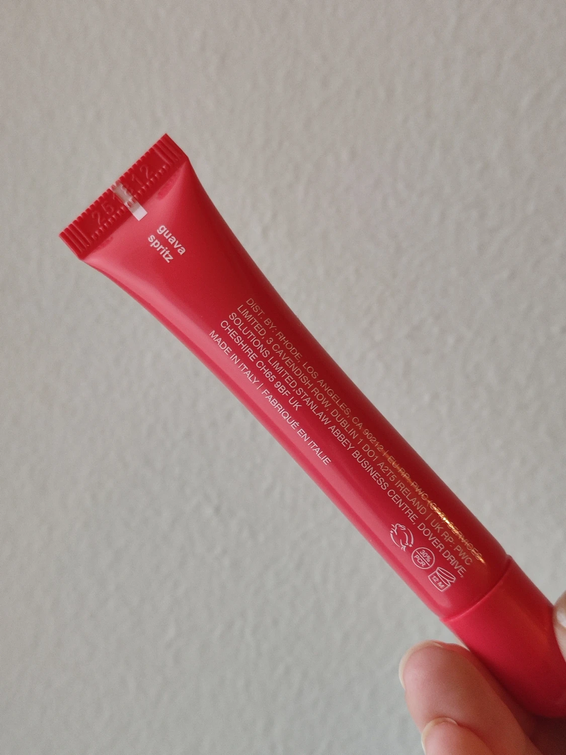 Röd Rhode Peptide Lip Tint Guava Spritz