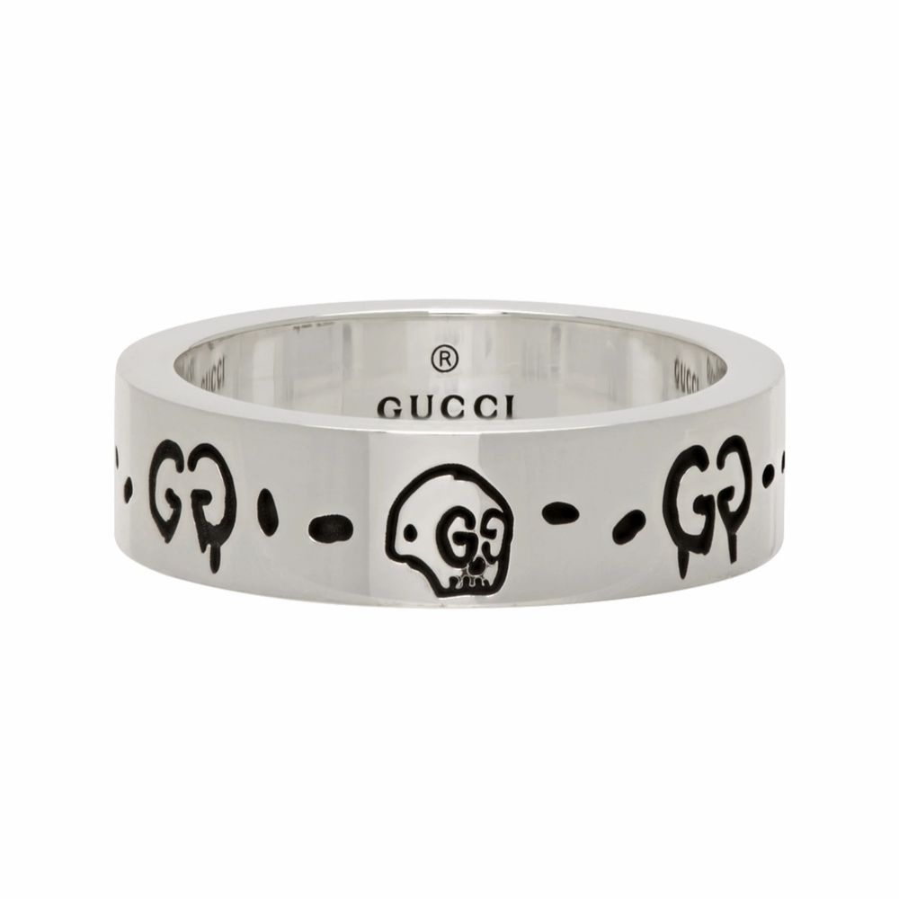 Gucci Slim "GucciGhost" Skull Ring | Plick Second Hand