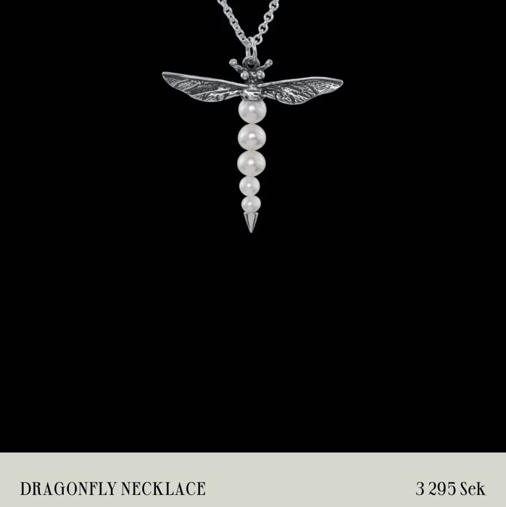 Maria Nilsdotter dragonfly necklace nästan oanvänd | Plick