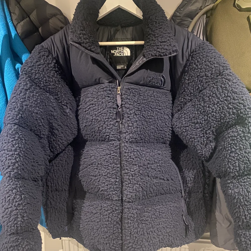 Blå The North Face Neptune Teddy Jacket