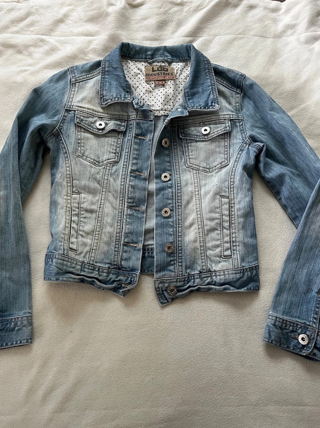 Blå Jeansjacka Från Lab Industries