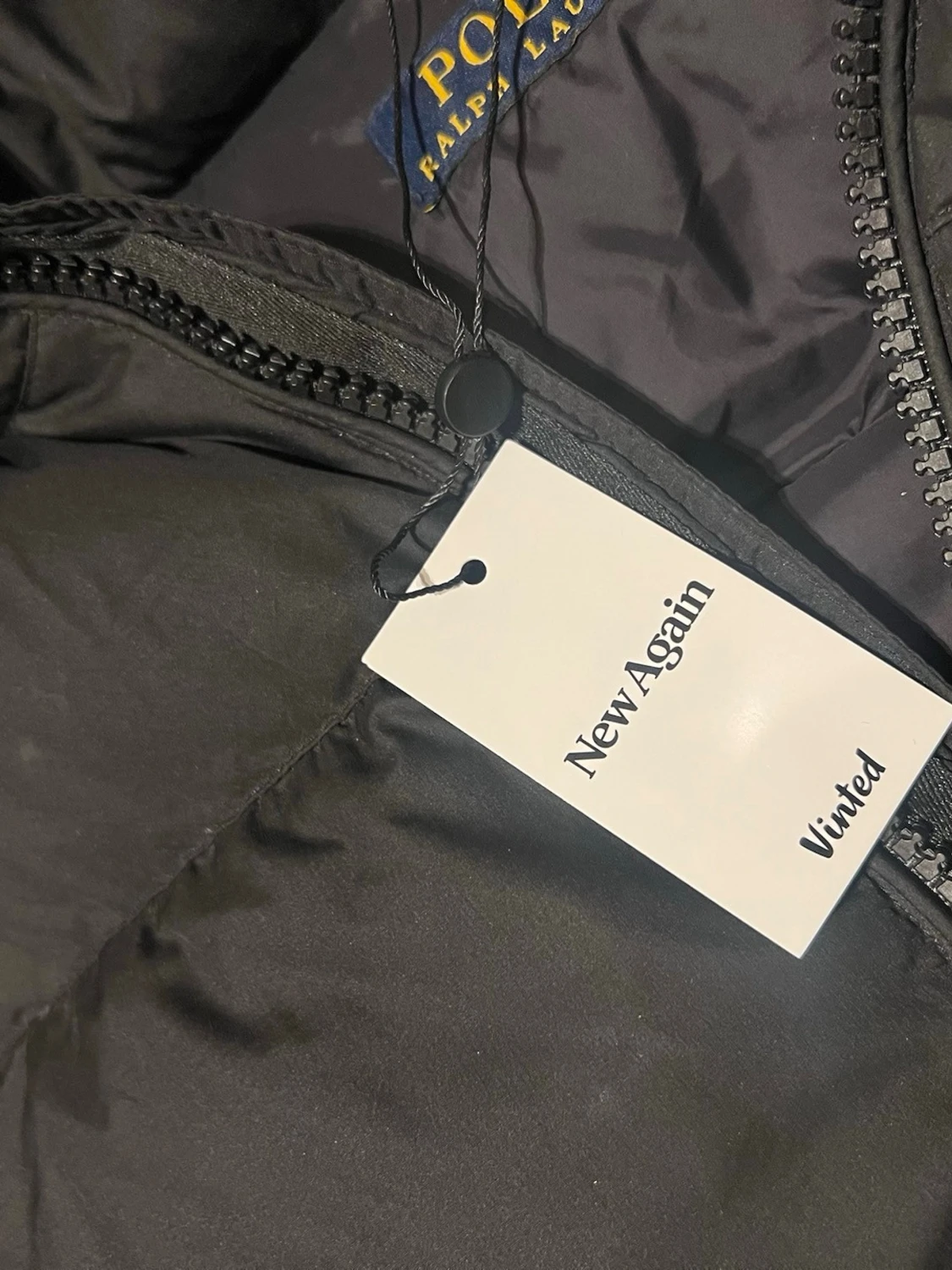 Polo Ralph Lauren Puffer Jacka Vinter Herr M Svart Dun