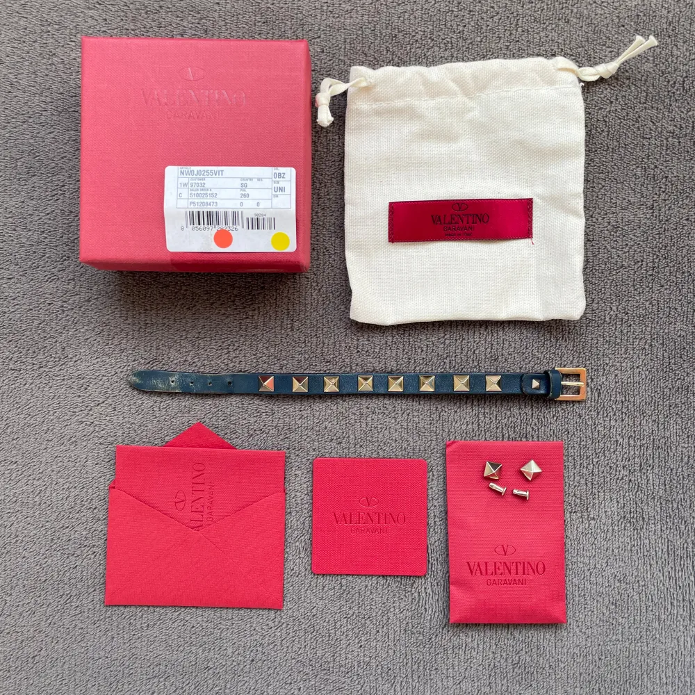 Marinblå Valentino Armband Navy