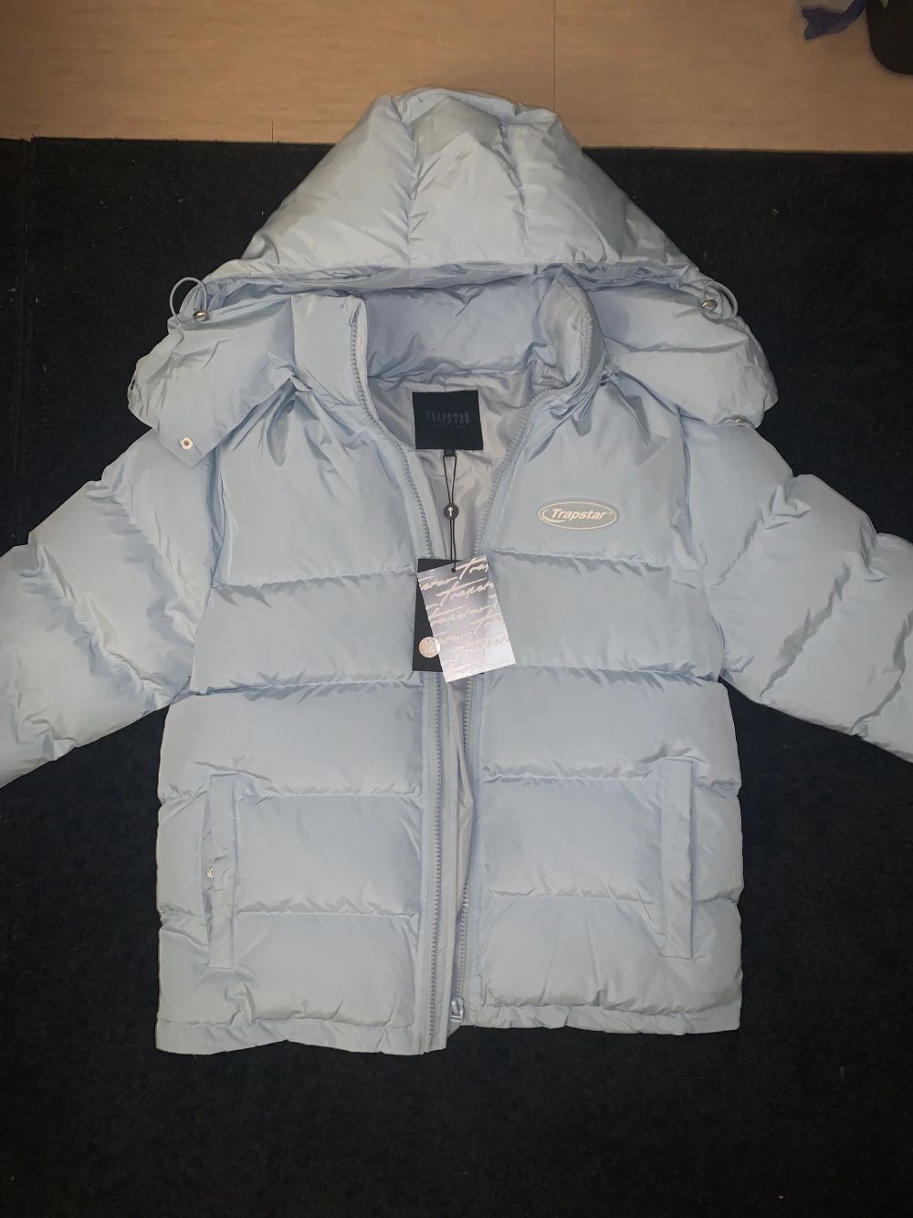 Blå Trapstar Hyperdrive Ice Blue Puffer Jacka | Plick
