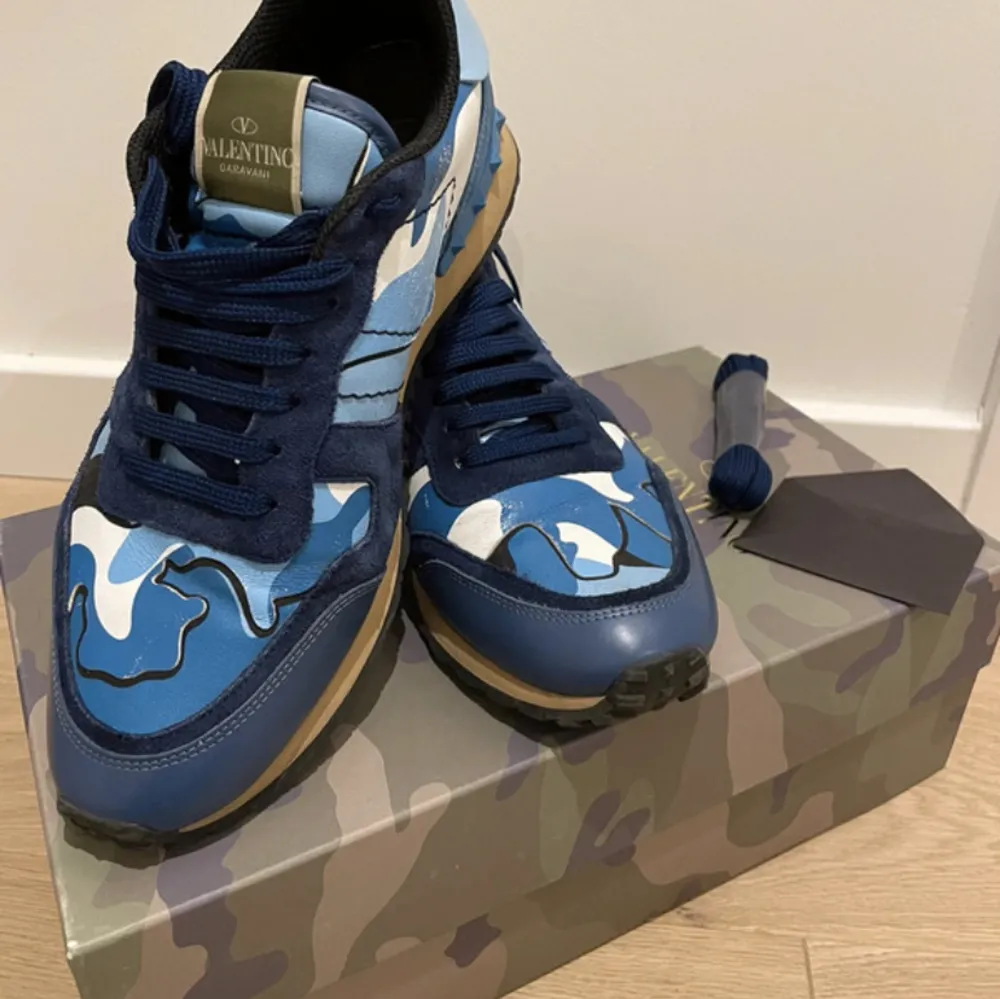 Blå Valentino Rockrunner | Skor