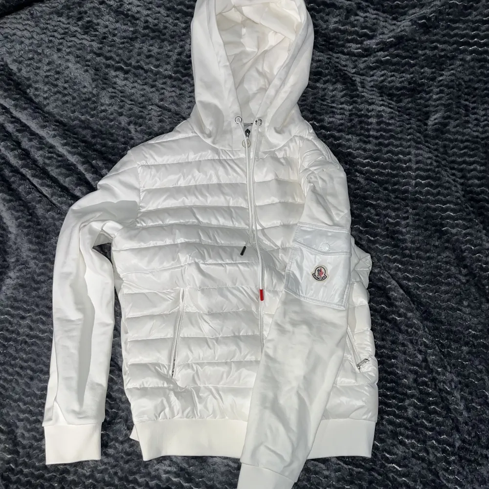 Vit Moncler Cardigan | Jackor