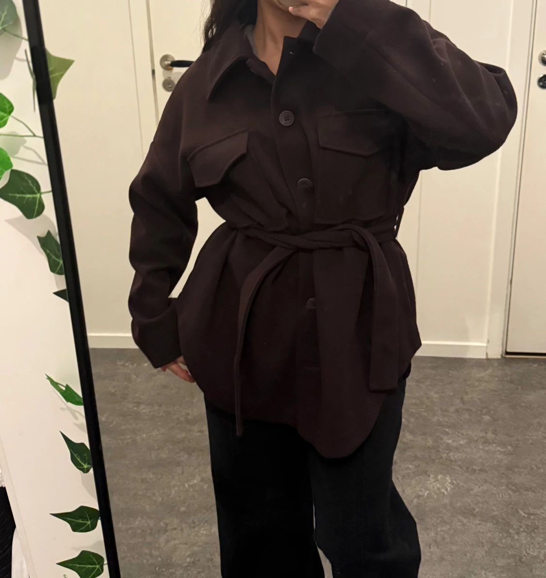 Brun Kort Kappa | Gina Tricot | Jackor